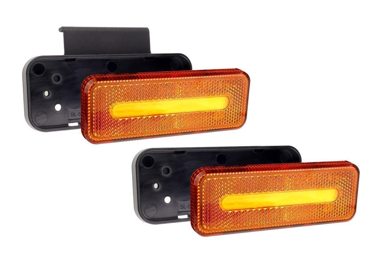 Amio - ΦΩΣ ΟΓΚΟΥ ΦΟΡΤΗΓΟΥ LED ΠΟΡΤΟΚΑΛΙ 10-30V 124x49x22mm ΑΔΙΑΒΡΟΧΟ OM ...