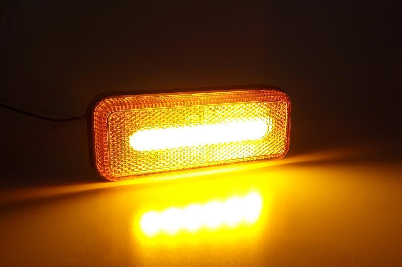 Amio - ΦΩΣ ΟΓΚΟΥ ΦΟΡΤΗΓΟΥ LED ΠΟΡΤΟΚΑΛΙ 10-30V 124x49x22mm ΑΔΙΑΒΡΟΧΟ OM ...