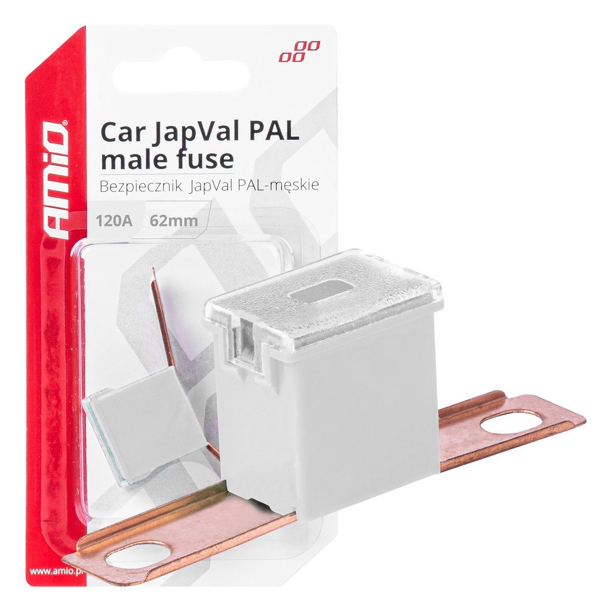 Amio - ΑΣΦΑΛΕΙΑ JapVal PAL ΑΡΣΕΝΙΚΗ 62mm 120A ΣΕ ΛΕΥΚΟ ΧΡΩΜΑ - 1 Τεμ ...