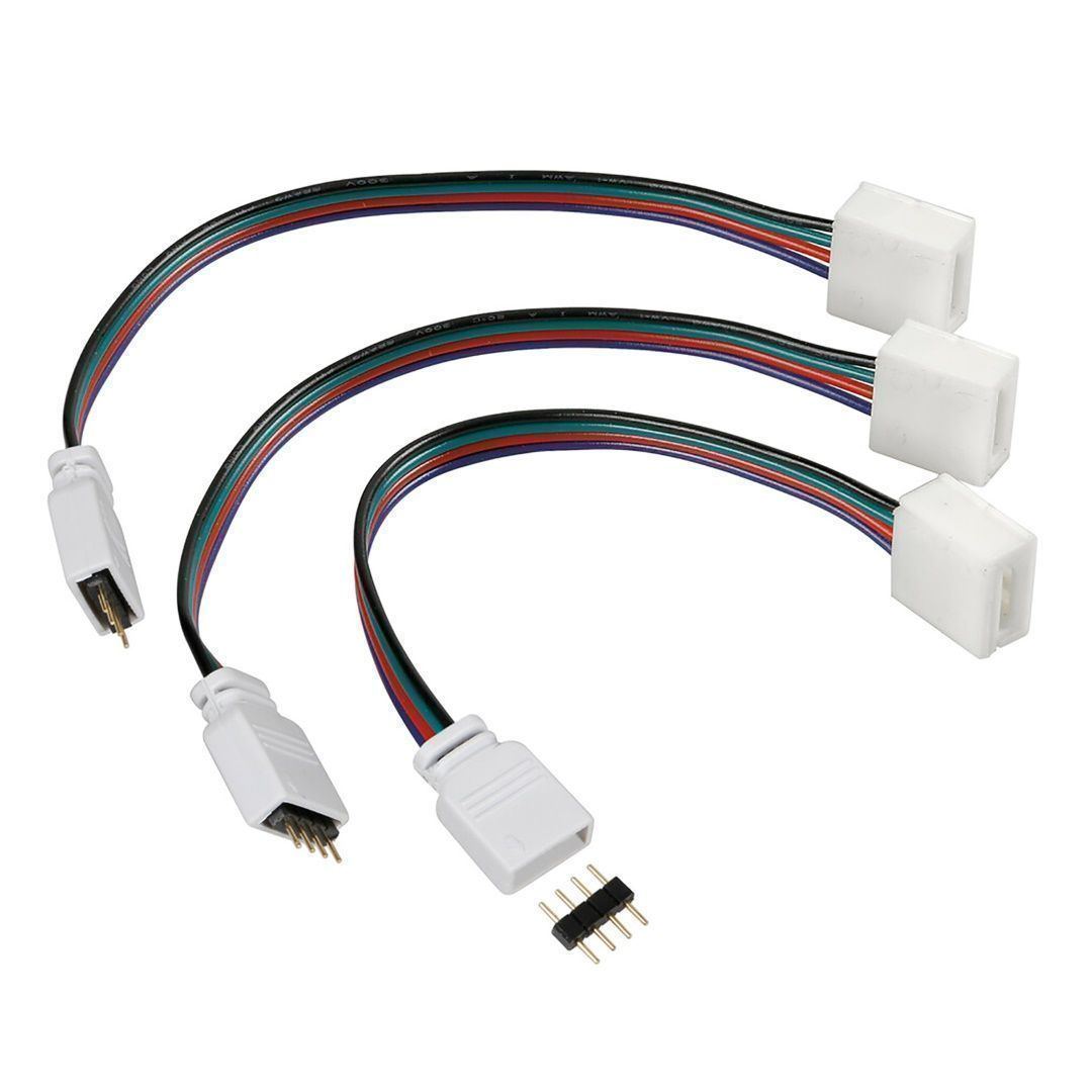 ΑΝΤΑΛΛΑΚΤΙΚΗ ΦΙΣΑ CONNECT-3 ΜΕ 4PIN 16 cm ΓΙΑ ΣΥΝΔΕΣΗ ΤΑΙΝΙΑΣ RGB LED ...