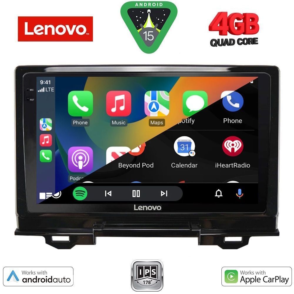 LENOVO LVE 8202_CPAA (9inc) MULTIMEDIA TABLET for HONDA HRV mod. 2021 ...