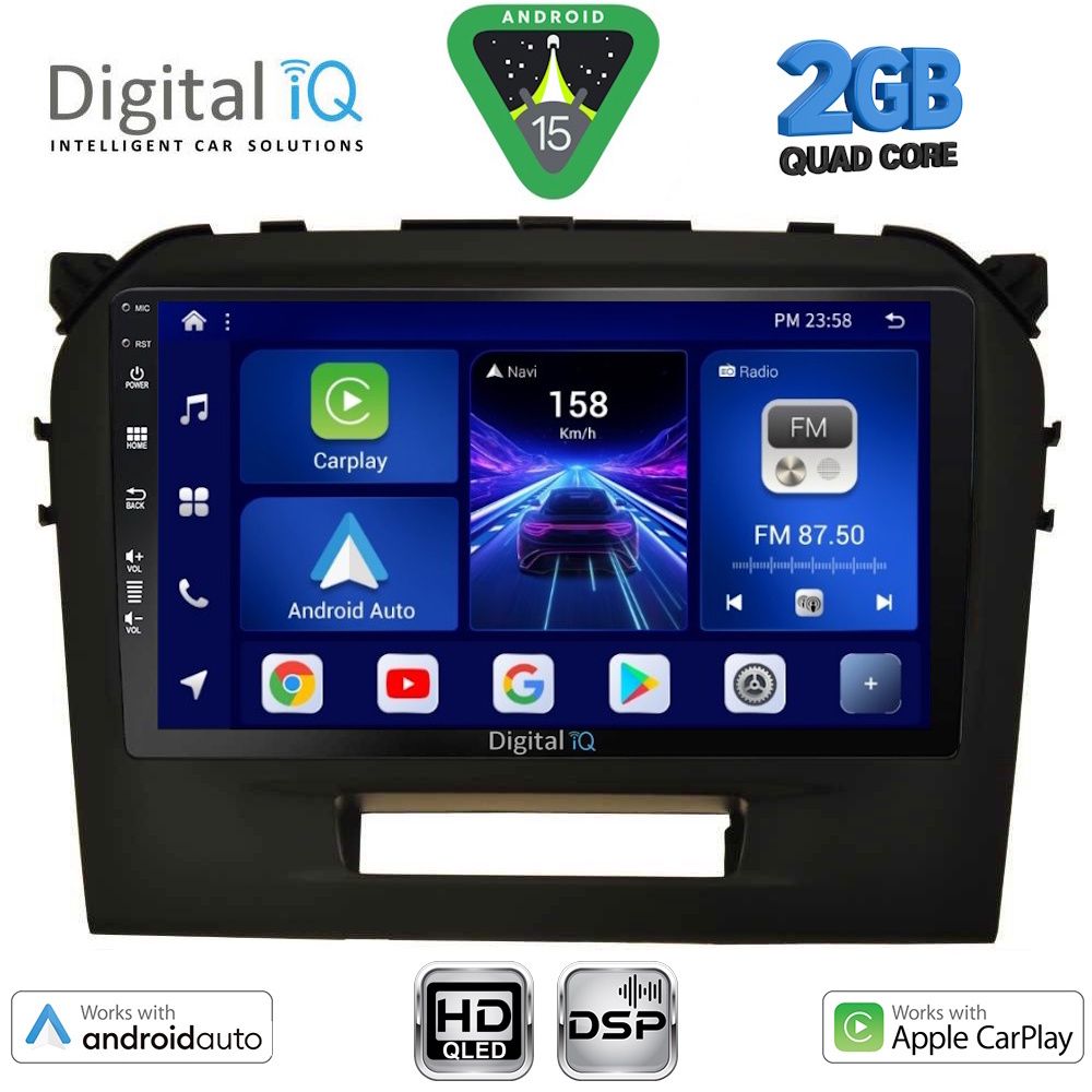 DIGITAL IQ BXC 3697_CPAA (9inc) MULTIMEDIA TABLET for SUZUKI VITARA mod ...